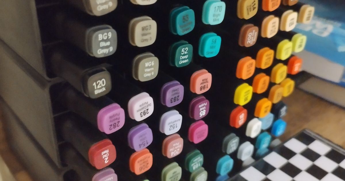 alcohol pen storage por Yegor bv | Descargar modelo STL gratuito | Printables.com