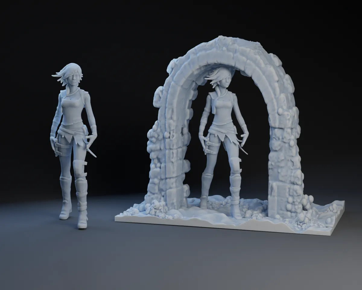 Borderlands Lilith. Solo and standing in Archway Ruins. by Peter Farell ...