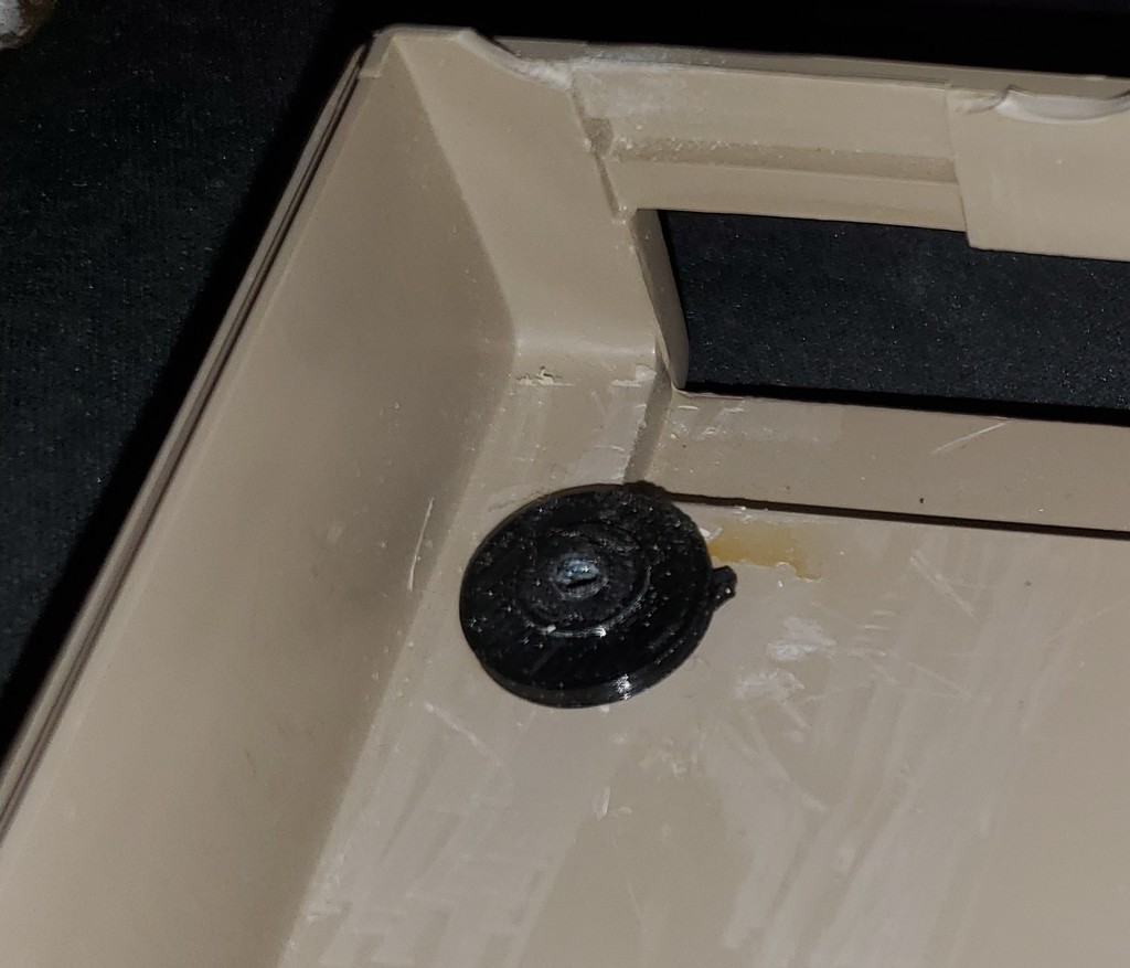 c64 breadbin case standoffs by wikallen | Download free STL model ...