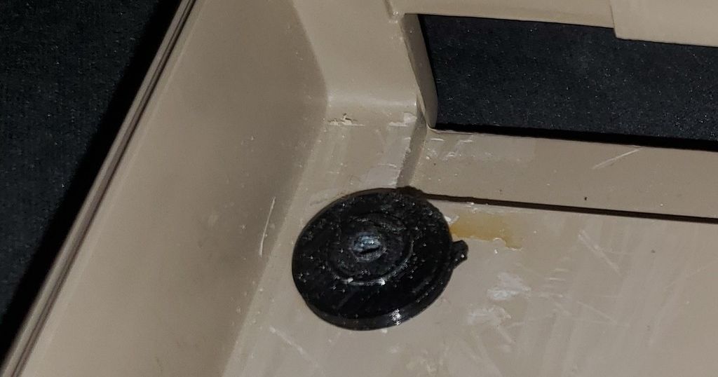 c64 breadbin case standoffs by wikallen | Download free STL model ...