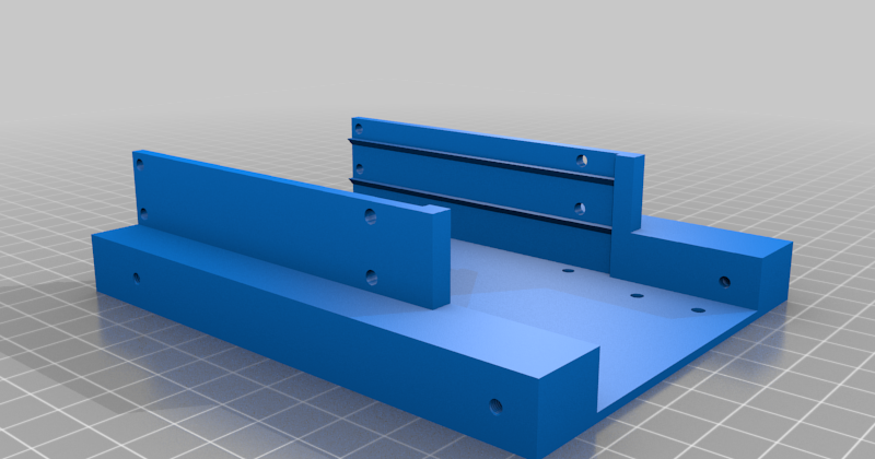 SSD 3.5 inch 3 stack adapter by wikallen | Download free STL model ...