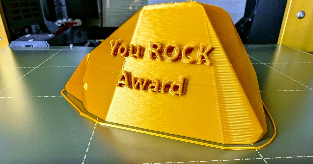 You ROCK Award! by Chris | Download free STL model | Printables.com