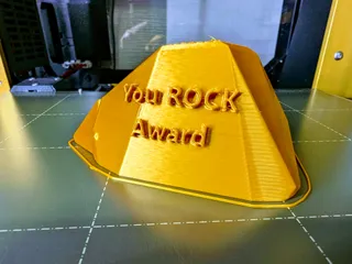 You ROCK Award! by Chris | Download free STL model | Printables.com