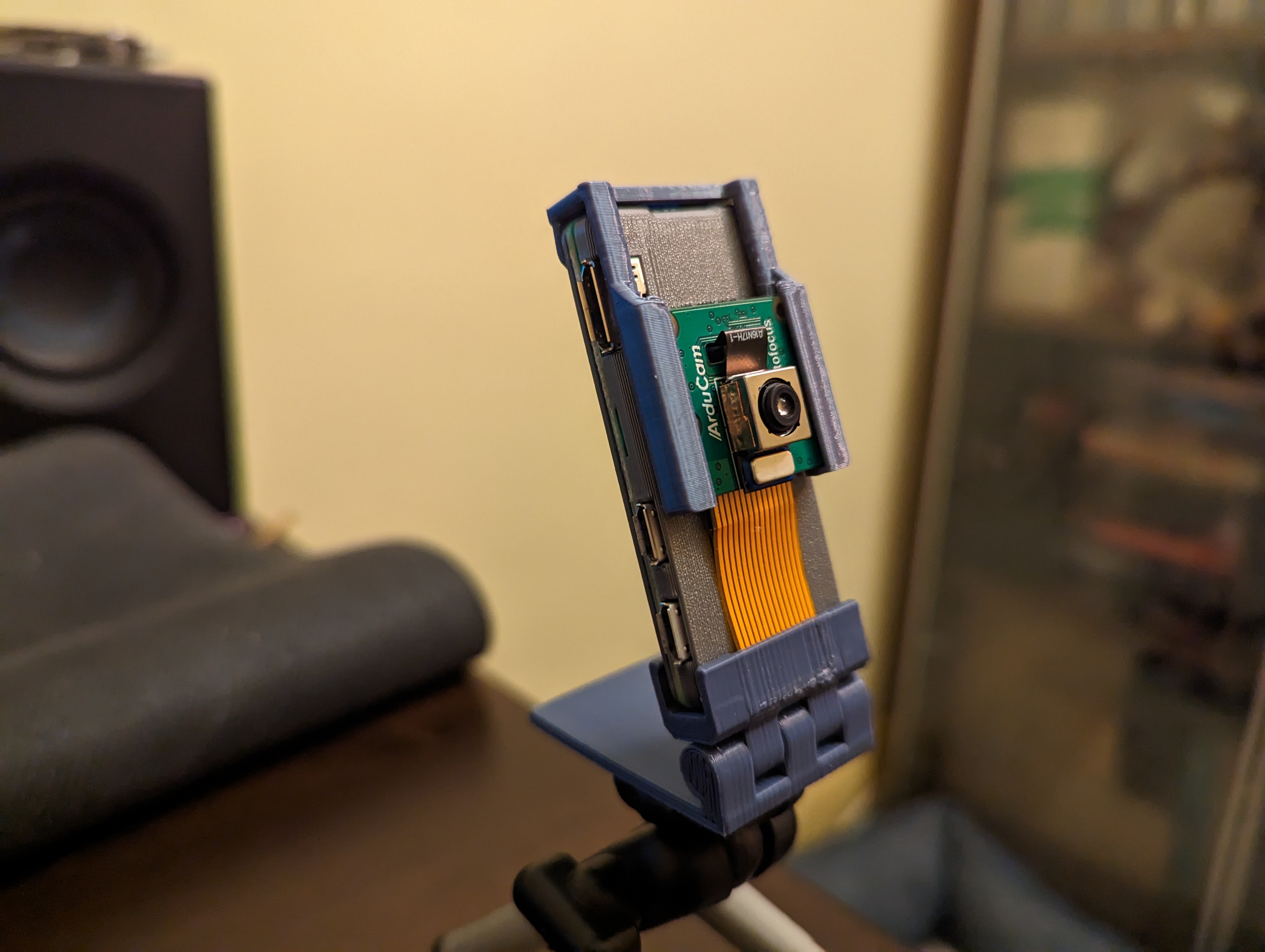 Camera Mount for the Pi Zero Slim Case by Jamehz | Download free STL ...