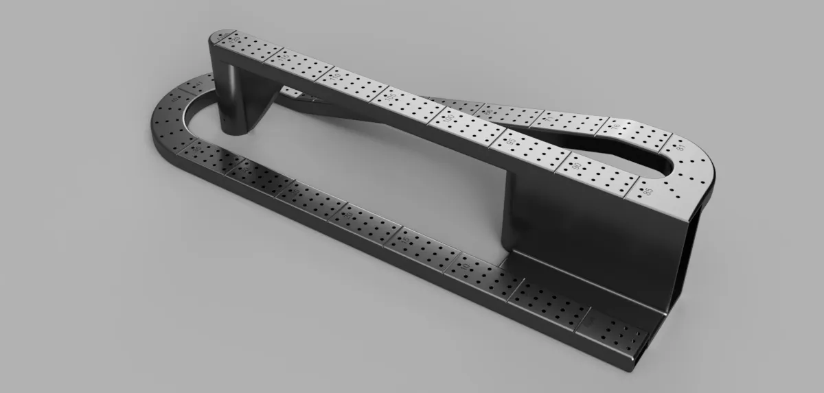 Cribbage board design by Nano | Download free STL model | Printables.com