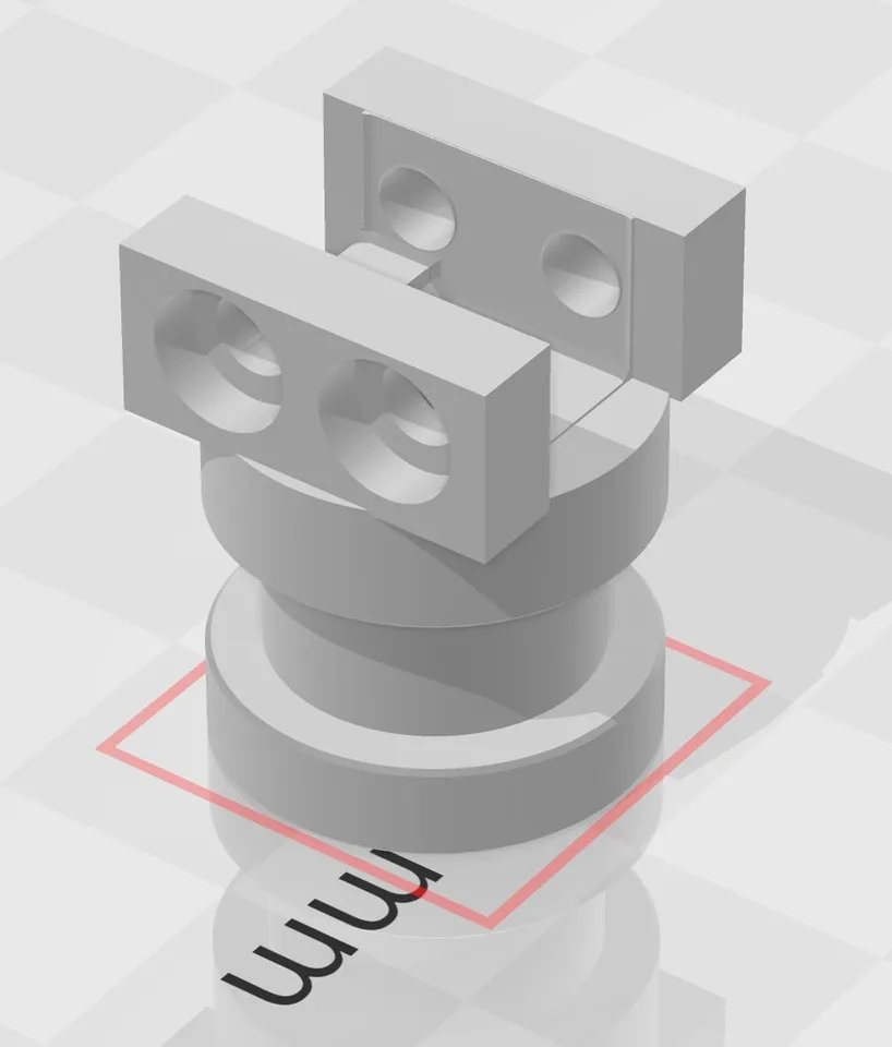 V6 style groove mount adapter for Bambu hotend by Blockatiel | Download ...
