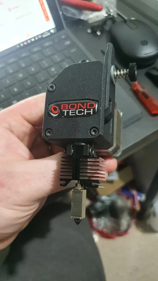 V6 style groove mount adapter for Bambu hotend by Blockatiel | Download ...