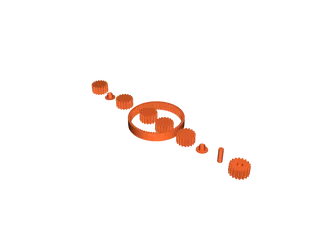 Planetary Gear Fidget Spinner by Wyatt Robertson | Download free STL ...