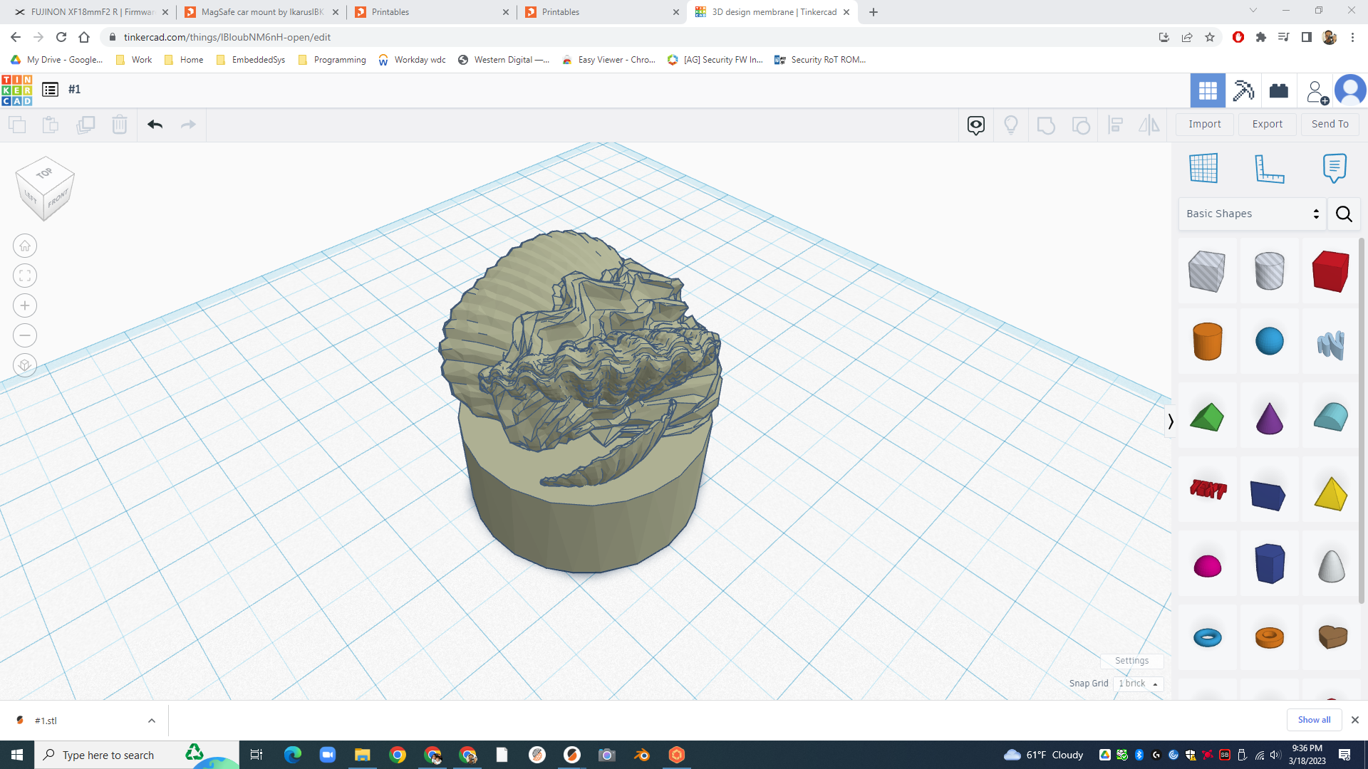 Seashell Trophy by BasilDemFlint | Download free STL model | Printables.com