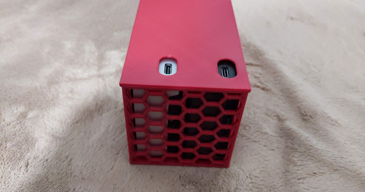 Raspberry PI 4 Double Flirc Case Holder by Vookimedlo | Download free ...