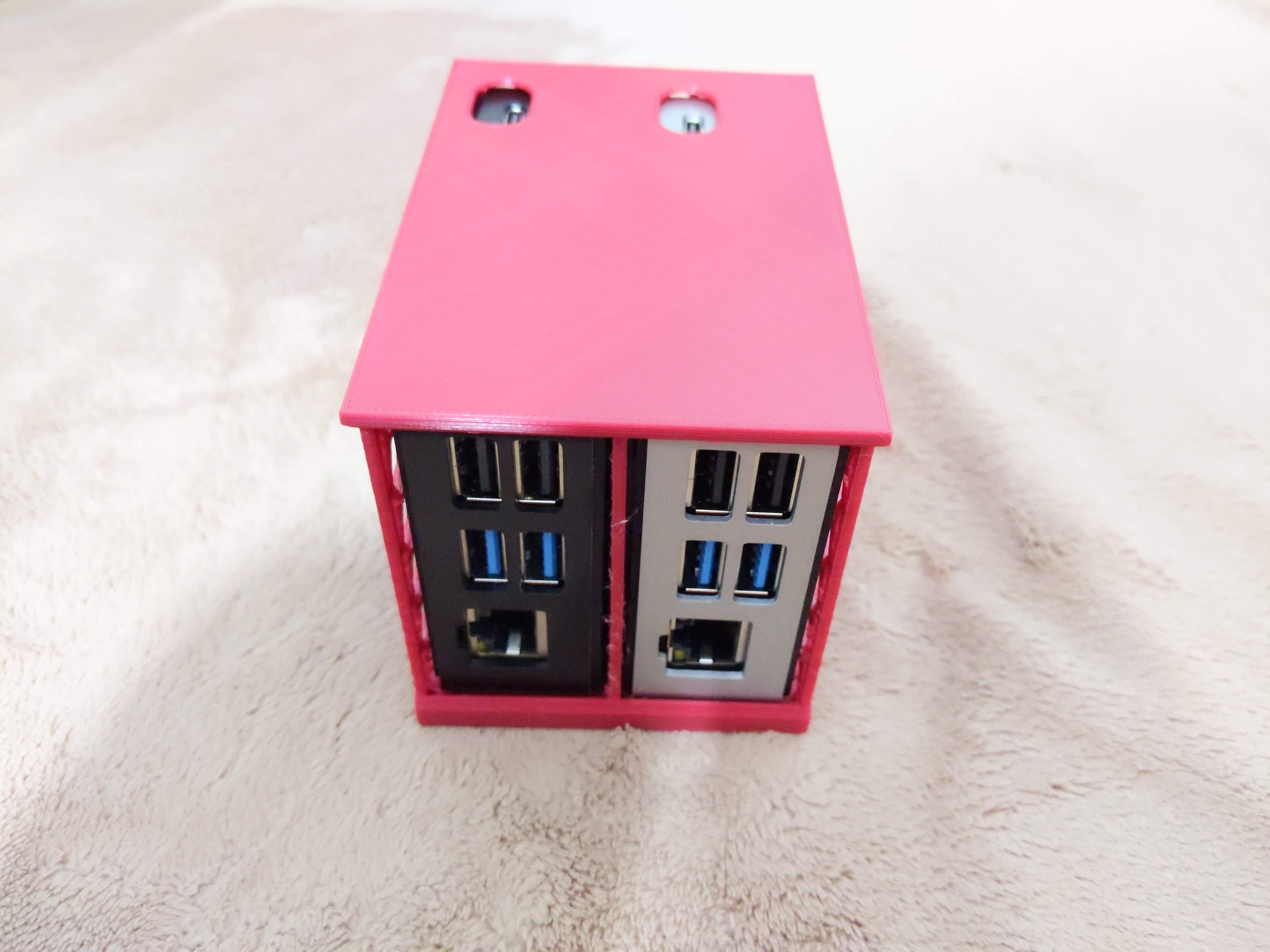 Raspberry PI 4 Double Flirc Case Holder by Vookimedlo | Download free ...