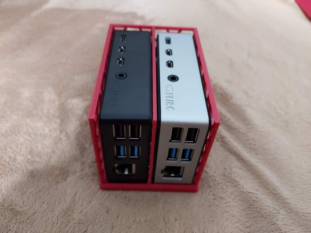 Raspberry PI 4 Double Flirc Case Holder by Vookimedlo | Download free ...