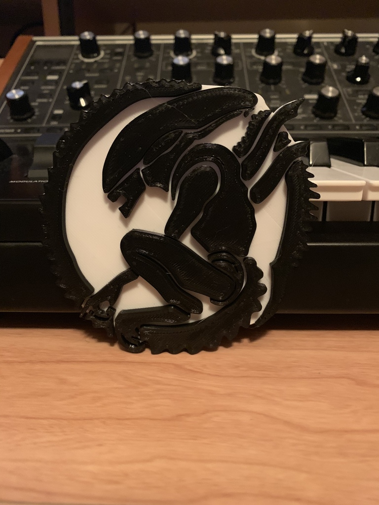 Xenomorph Sihoulette by Mike Thomas | Download free STL model ...