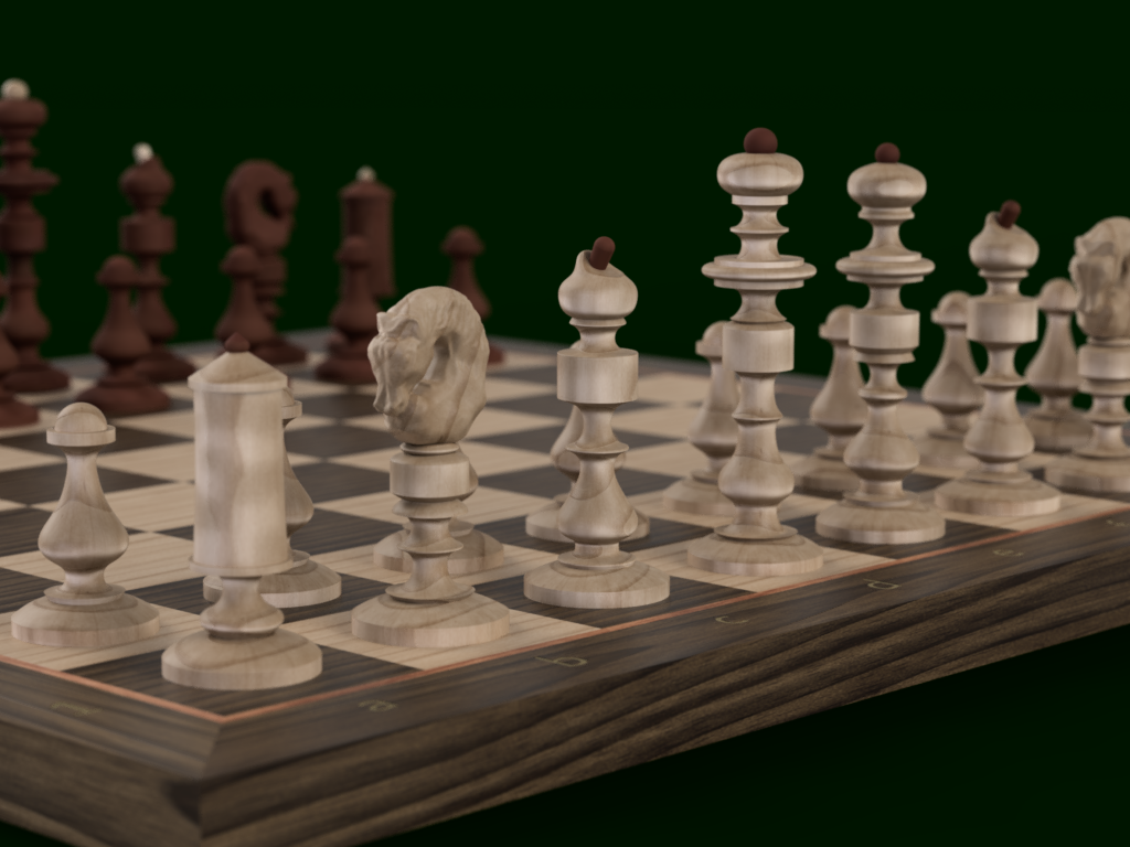 Austrian Biedermeier Coffeehouse Chess Set by Jeff Burton | Download ...