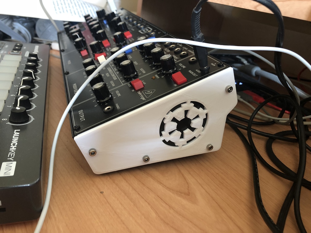 Behringer Model D Side Panels by Mike Thomas | Download free STL model ...