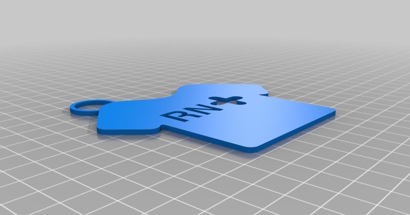 RN Shirt Keychain by Mike Thomas | Download free STL model | Printables.com