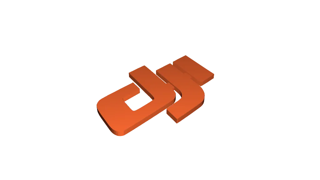 DJI Logo / Keychain by Mike Thomas | Download free STL model ...