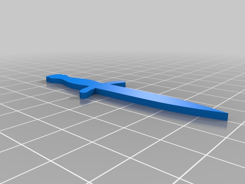 Dagger Sihoulette by Mike Thomas | Download free STL model | Printables.com