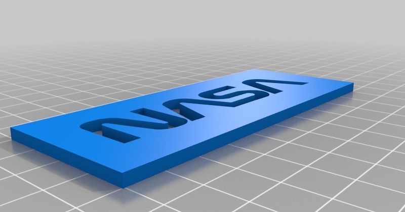 Nasa Logo by Mike Thomas | Download free STL model | Printables.com