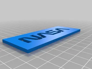NASA logo by Pavel Krist | Download free STL model | Printables.com
