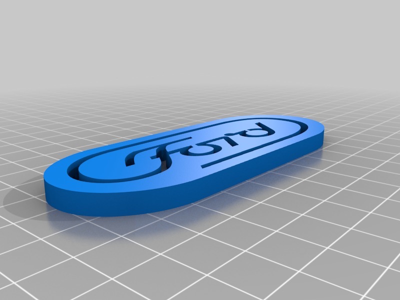Cool Ford Logo by Mike Thomas | Download free STL model | Printables.com