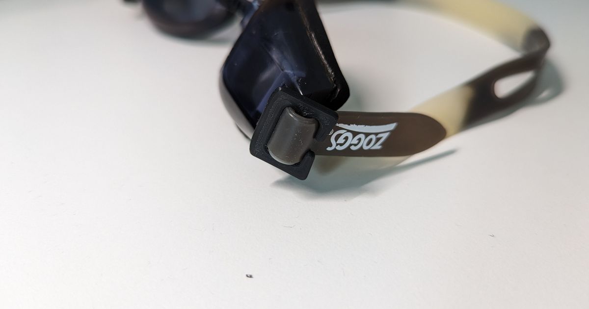 Swimming goggle strap clasp by apembo | Download free STL model ...