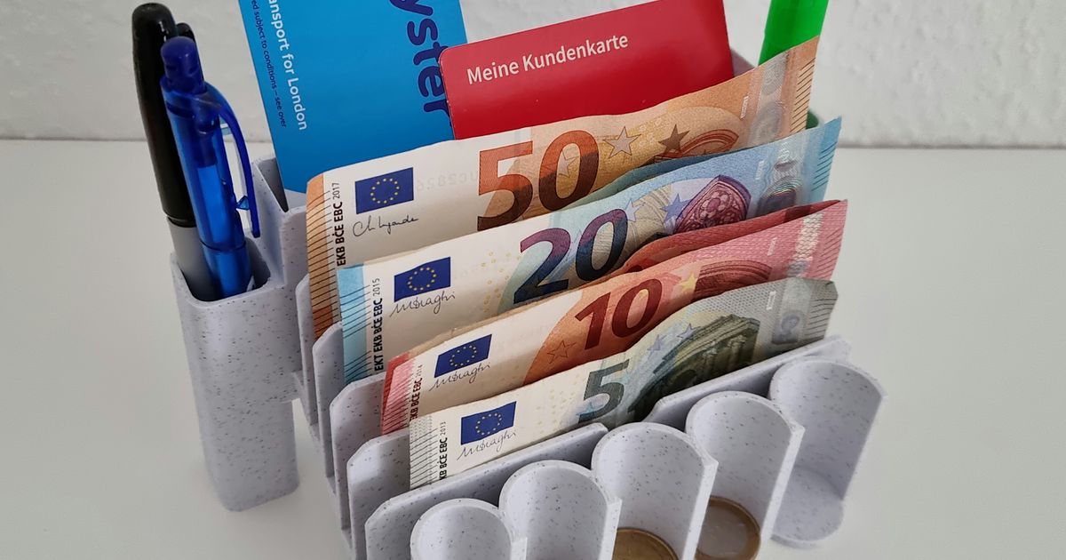 Cash Organizer by Digitale Lehrerin | Download free STL model ...