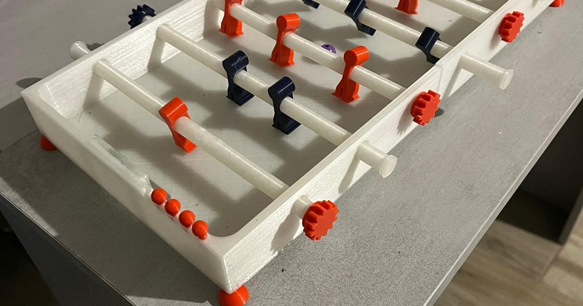 TABLE FOOTBALL GAME by Andy_b | Download free STL model | Printables.com