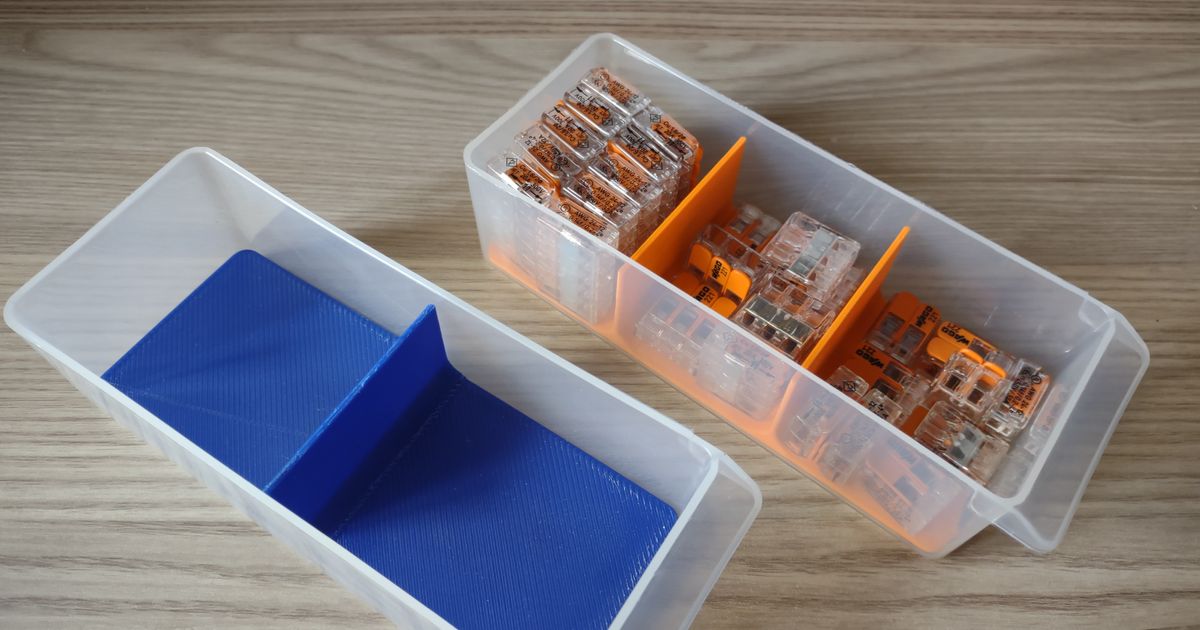 Draper 12015 storage bin dividers by Tau | Download free STL model ...