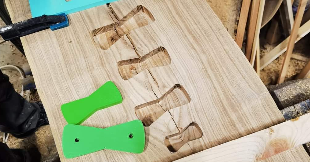 Woodworking Router Bow Tie Template with Rounded Edges by Tony Borisov ...