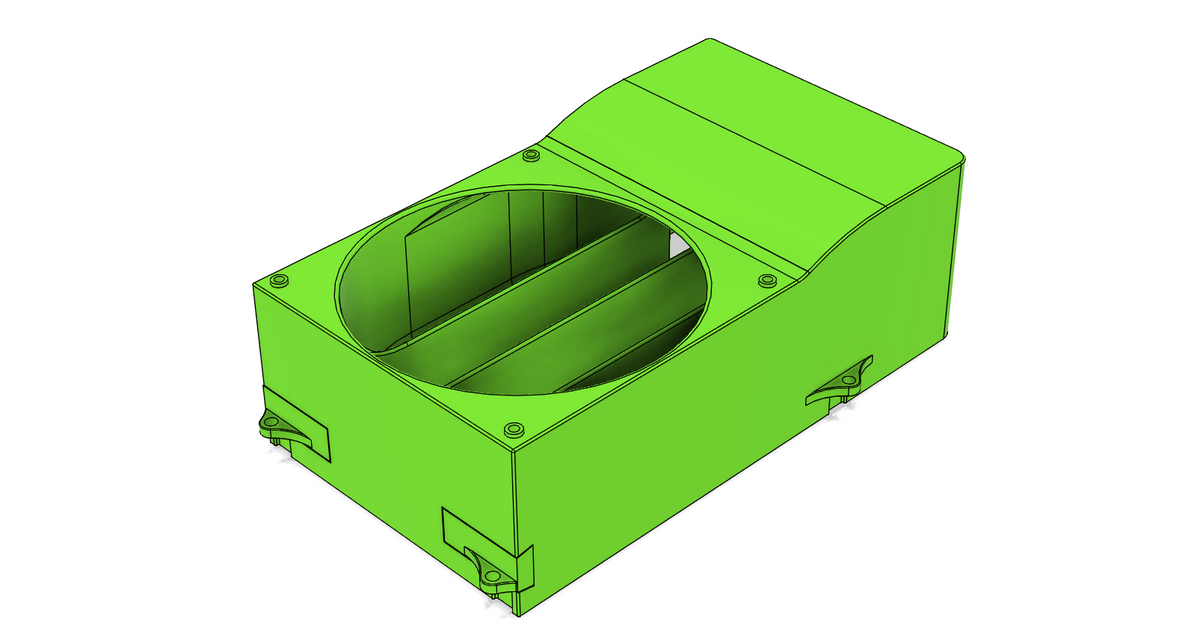 Chamber Fan Duct for P1P/P1S (no support) by suit | Download free STL ...