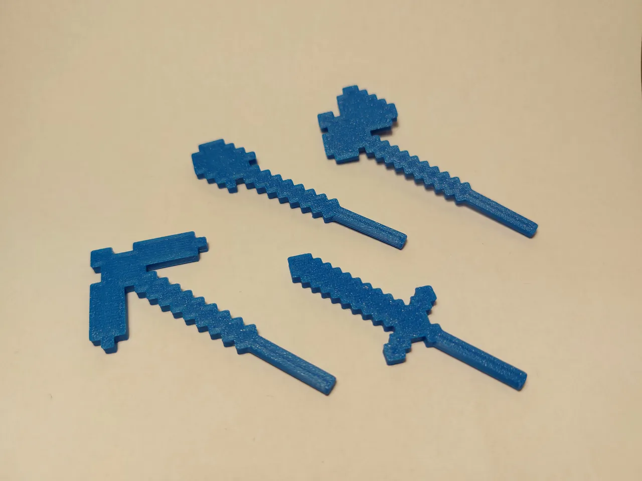 Minecraft tools for "13" Printable Jointed Figures by Repoholy ...