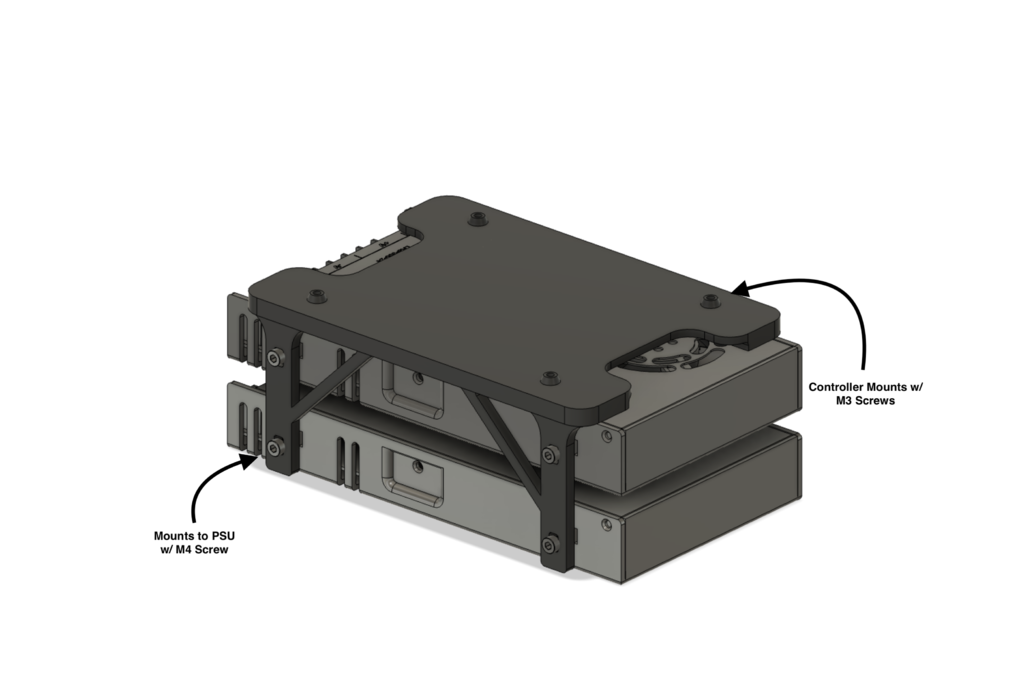 Falcon F16v3 Dual PSU Mount by Derik Whittaker | Download free STL model | Printables.com