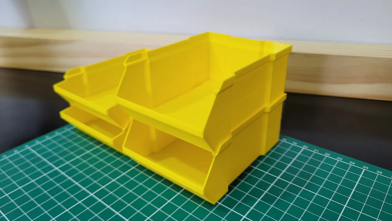 Simple stackable box without dividers by mguido | Download free STL ...