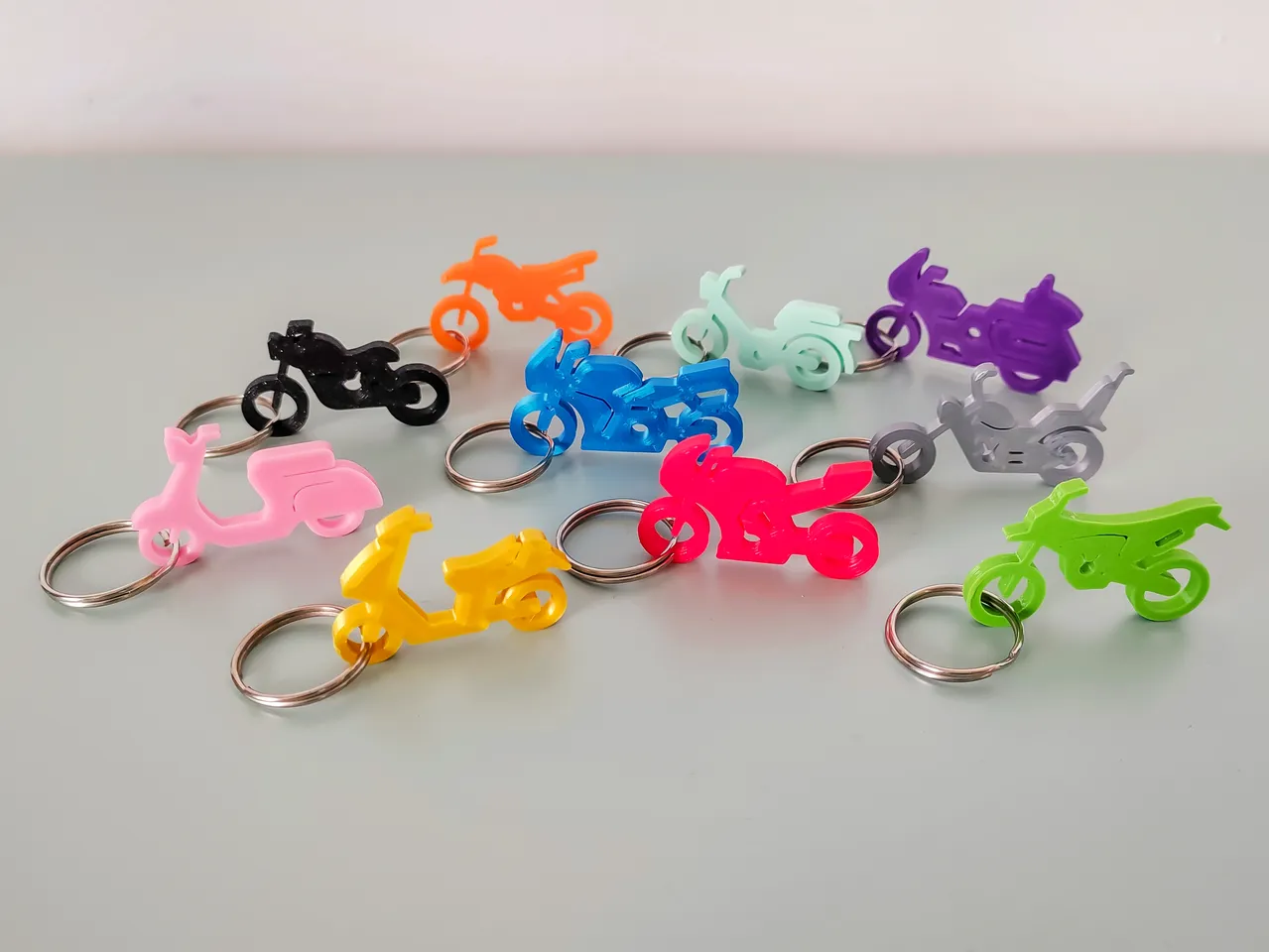 Motorcycle / Motorbike / Scooter / Moped Keyring / Bike Keyring ...
