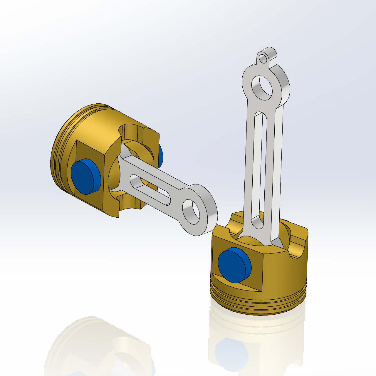 SMALL PISTON TOY - KEYCHAIN by Printing Mechanisms By Dani | Download ...