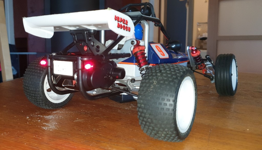 Kyosho Turbo Scorpion Rear led lights holder by SilverTriple | Download ...