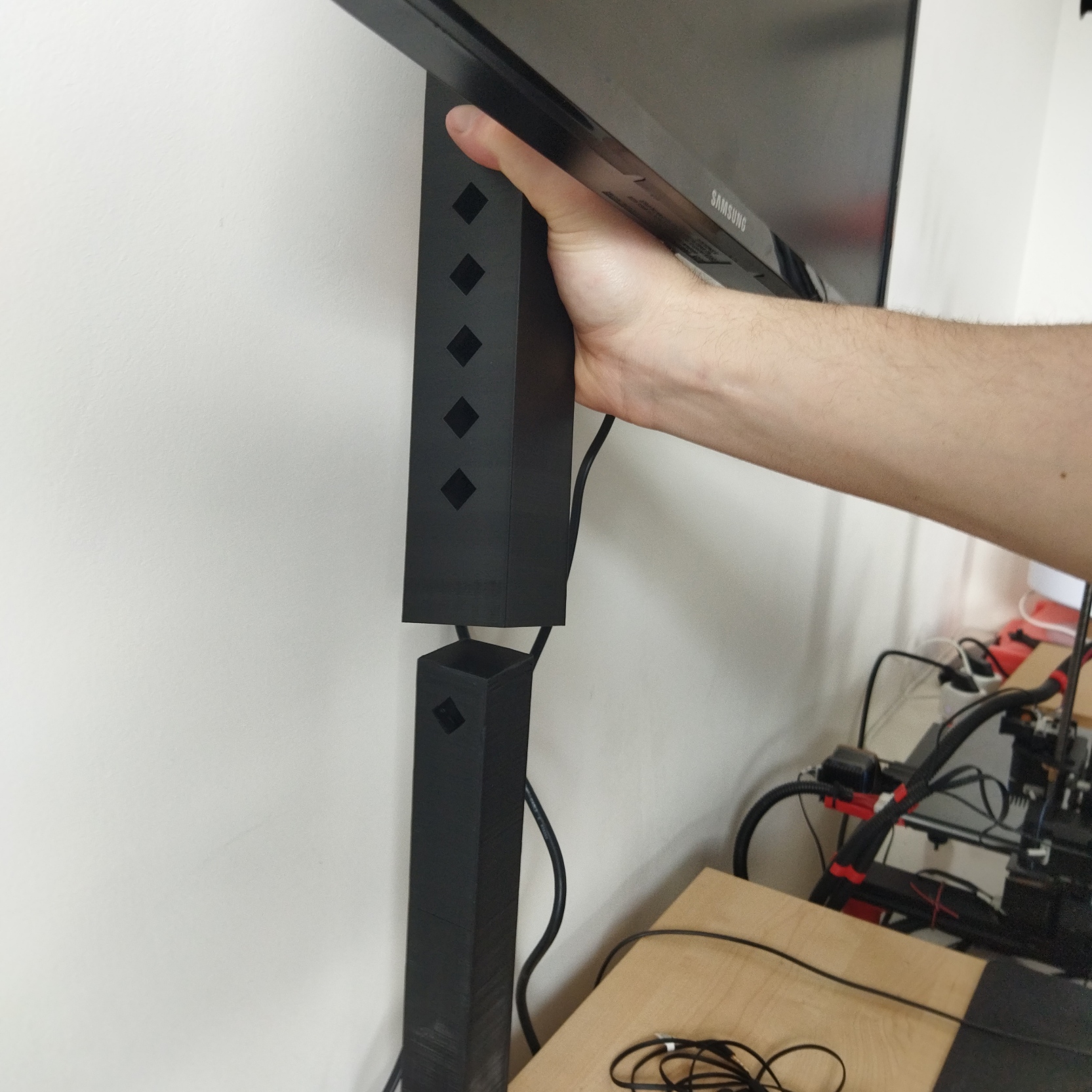 Slim Monitor Stand - Universal - Height and Angle Adjustment by ap ...