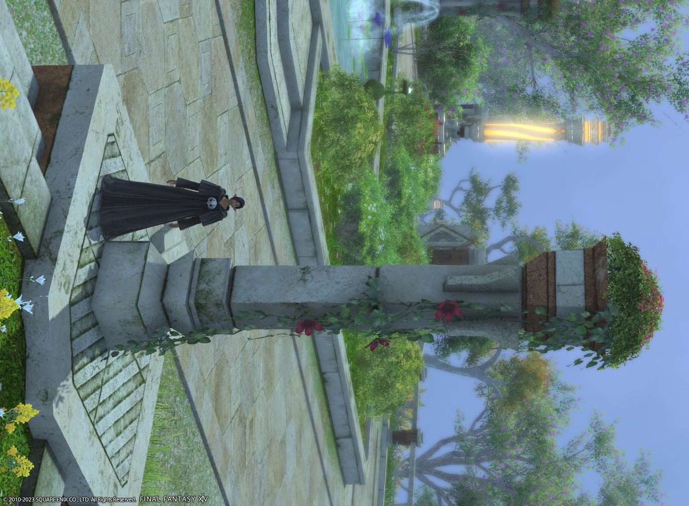 FFXIV Elpis Pillar scale model derived from outdoor furnishing. Can be ...