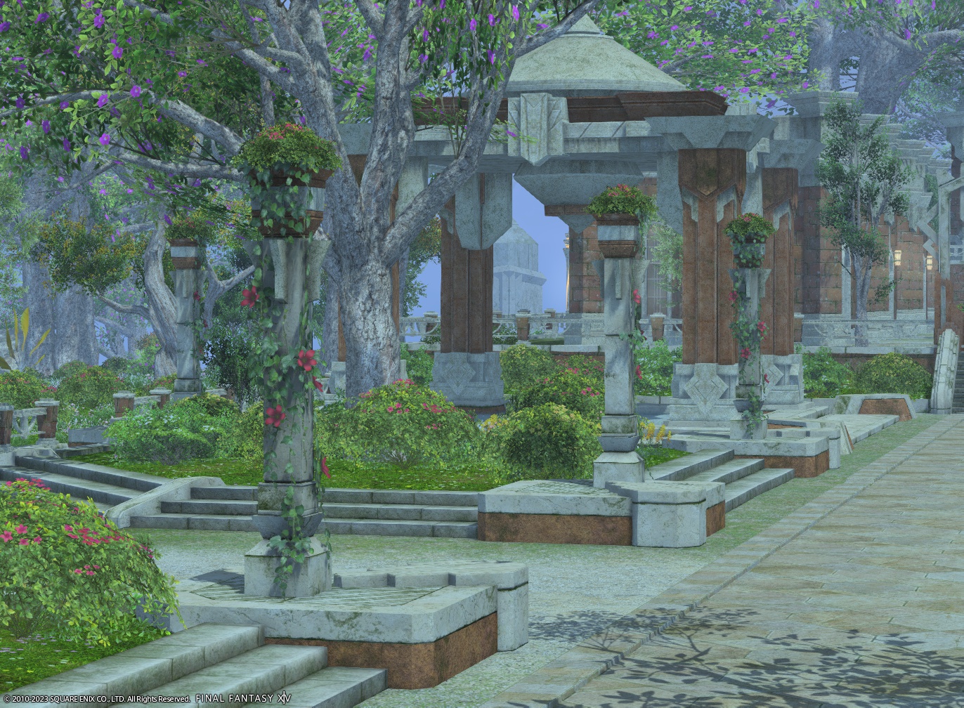 FFXIV Elpis Pillar scale model derived from outdoor furnishing. Can be ...