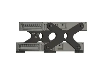 Universal Staggered PSU Mounts by Derik Whittaker | Download free STL model | Printables.com