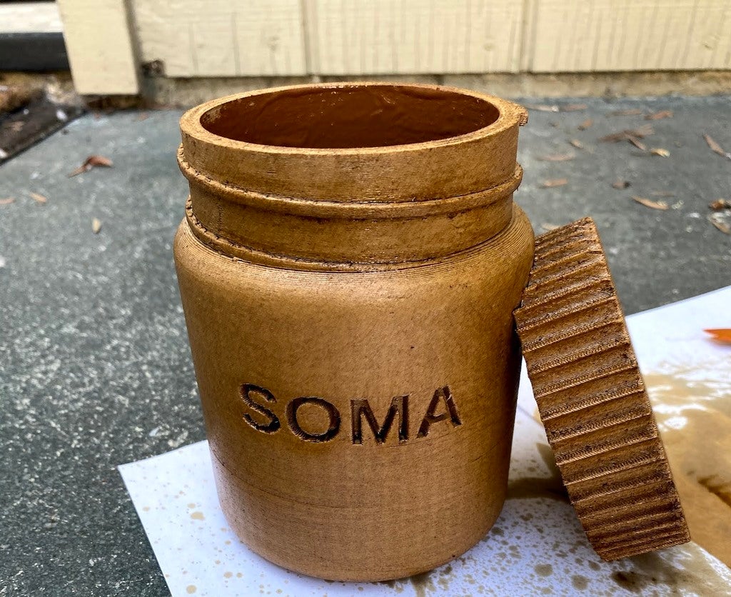 Planter Pot Soma A Brave New World por SeanG | Descargar modelo STL ...