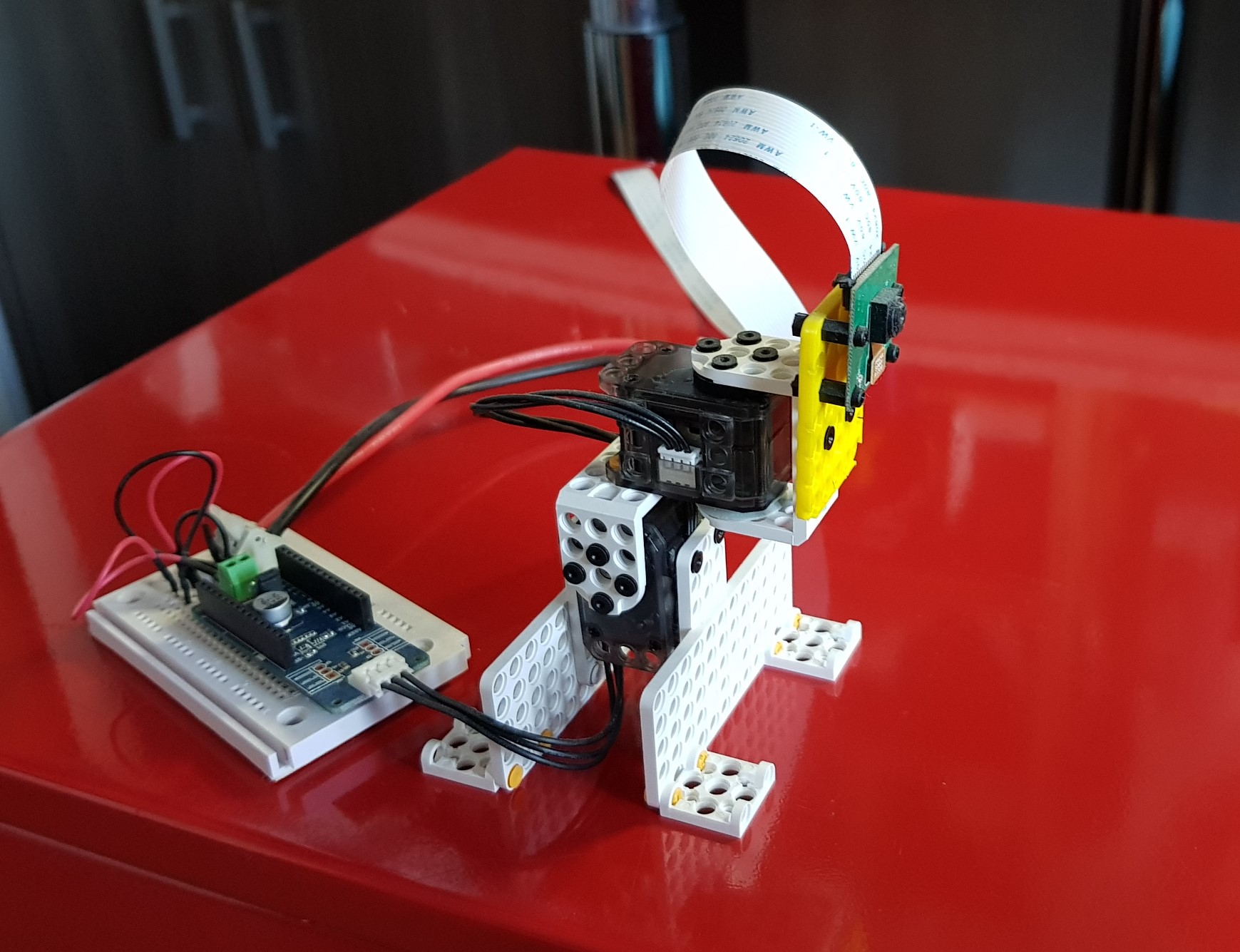 Dynamixel Xl320 Adaptor For Picamv2 By Pictorf Download Free Stl Model