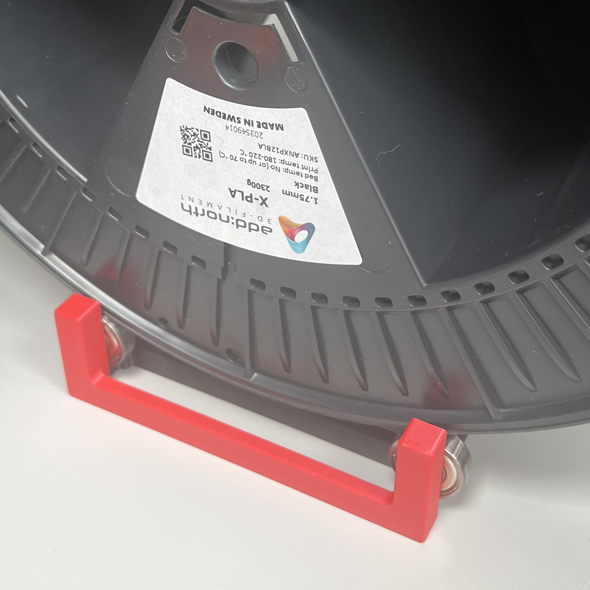 Minimalistic large spool (AddNorth 2.3KG) roller (no screws needed) by ...