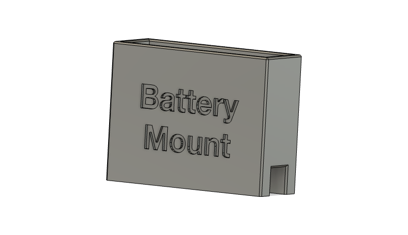 FTC Rev Battery Mount by bossgun5050 | Download free STL model ...
