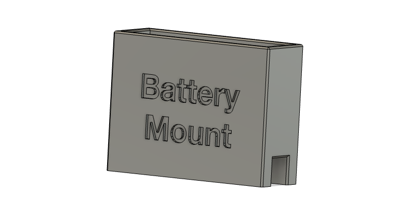FTC Rev Battery Mount by bossgun5050 | Download free STL model ...
