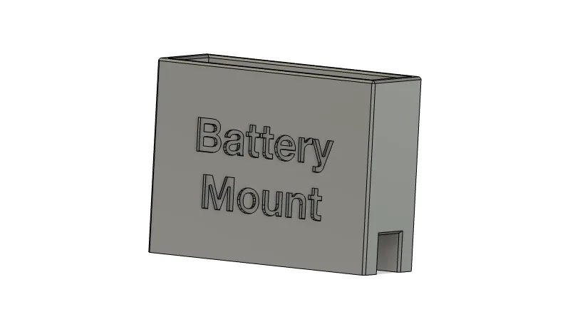 FTC Rev Battery Mount by bossgun5050 | Download free STL model ...