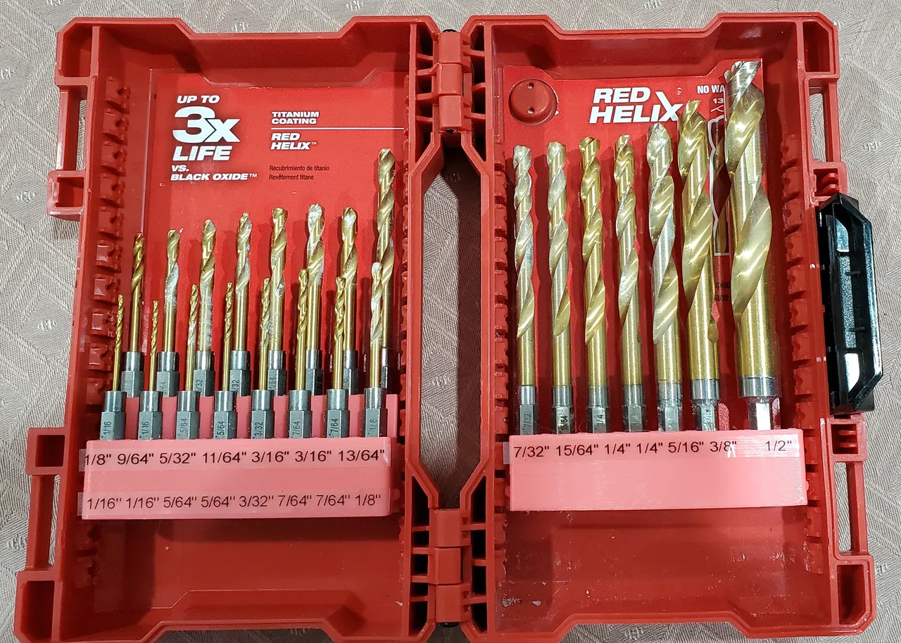 Milwaukee Shockwave Case Drill Bit Holders (Flip Up) by Serpent10i ...