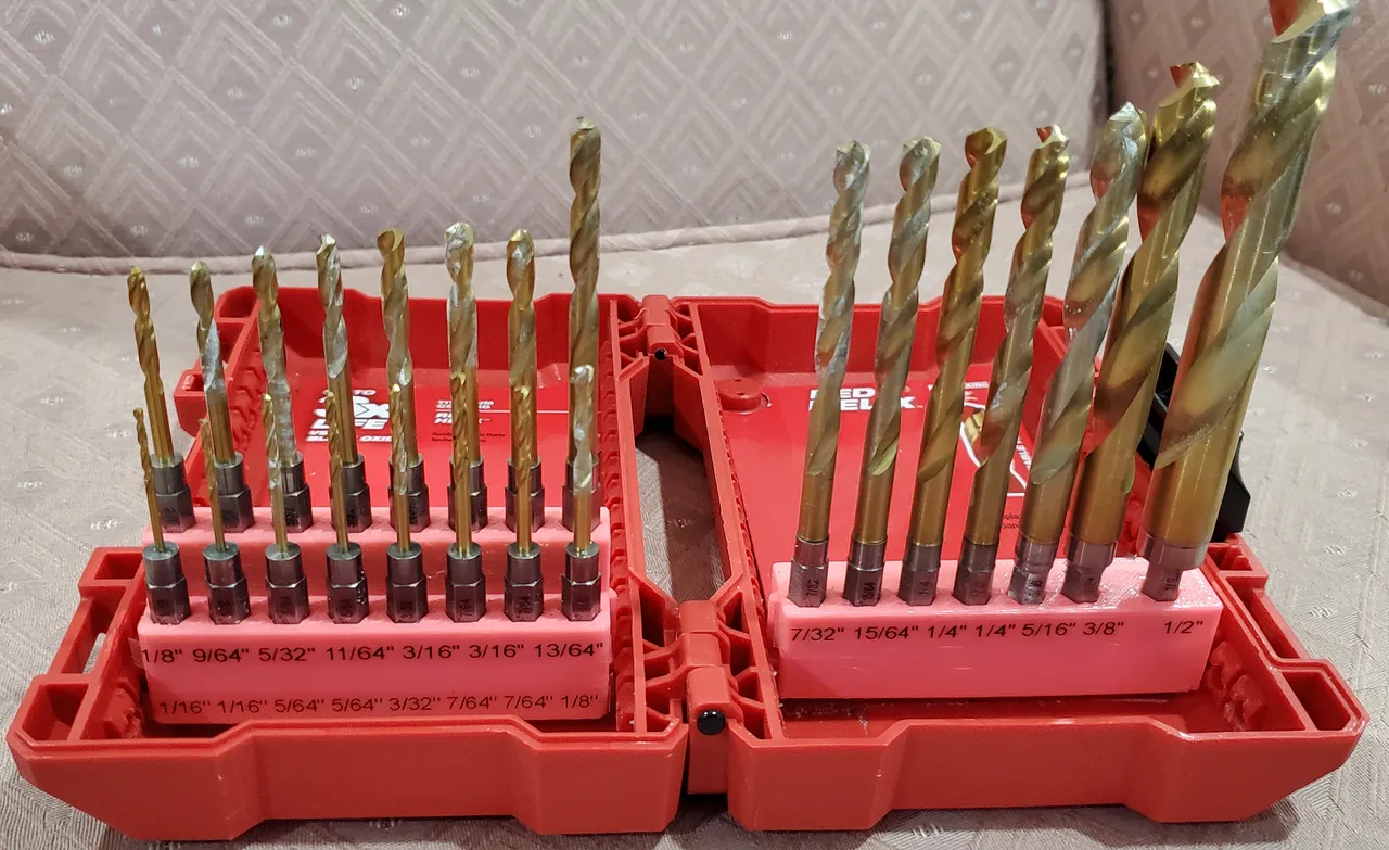 Milwaukee Shockwave Case Drill Bit Holders (Flip Up) by Serpent10i ...