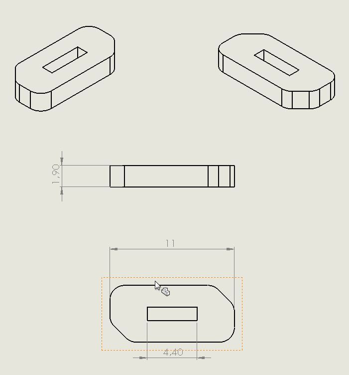 20x20 V-Slot simple cable clip by MP3D | Download free STL model ...